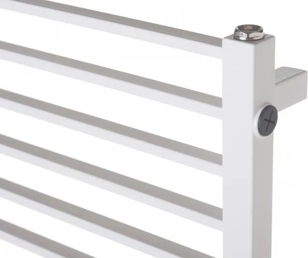 Hopa Piko koupelnový radiátor 630 x 1129 mm středové připojení černá RADPIK601131SP