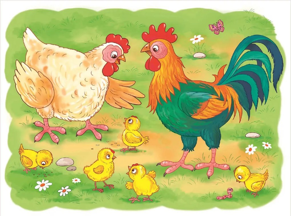 DINO DŘEVO Kubus Na farmě obrázkové kostky 12ks *DŘEVĚNÉ HRAČKY* dn641365