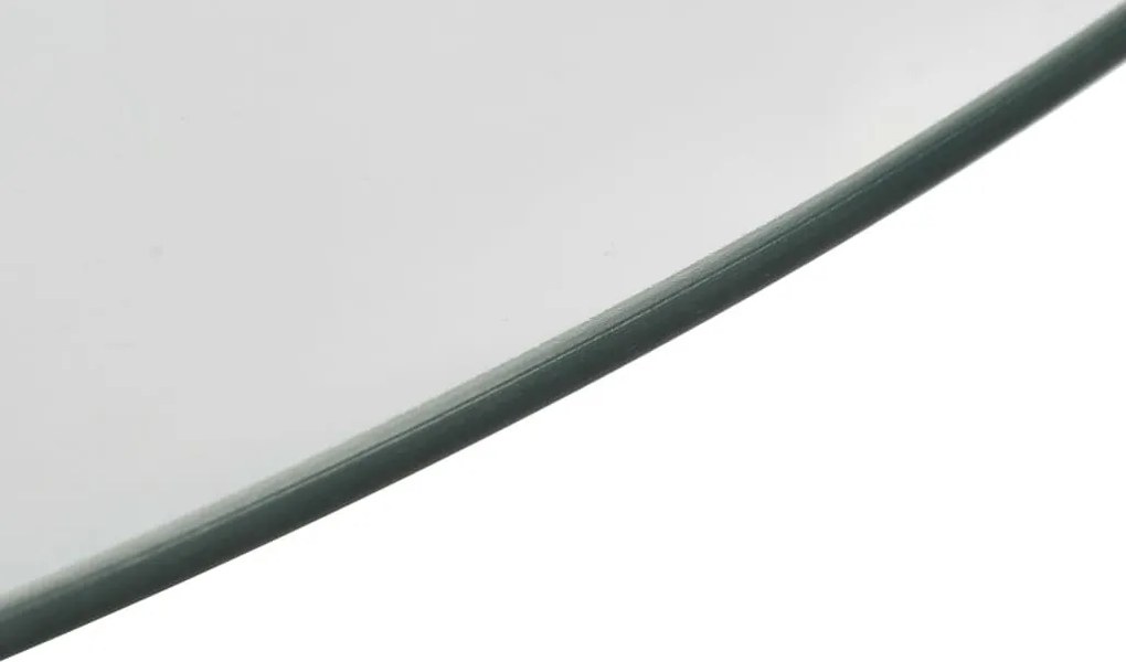 vidaXL Otočný servírovací tác transparentní 60 cm tvrzené sklo [249498]