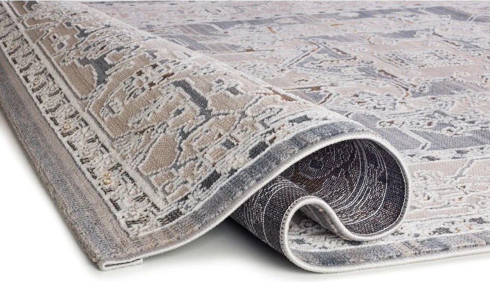 Šedomodrý koberec 192x290 cm Berta – Universal