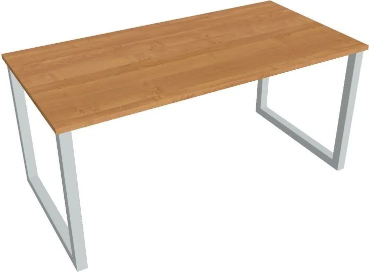 Kancelářský stůl jednací Hobis UJO1600, deskaakát, bílá RAL 9016