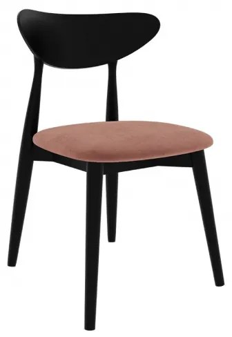 Jídelní židle ST80, Barva: černá, Potah: Magic Velvet 2250