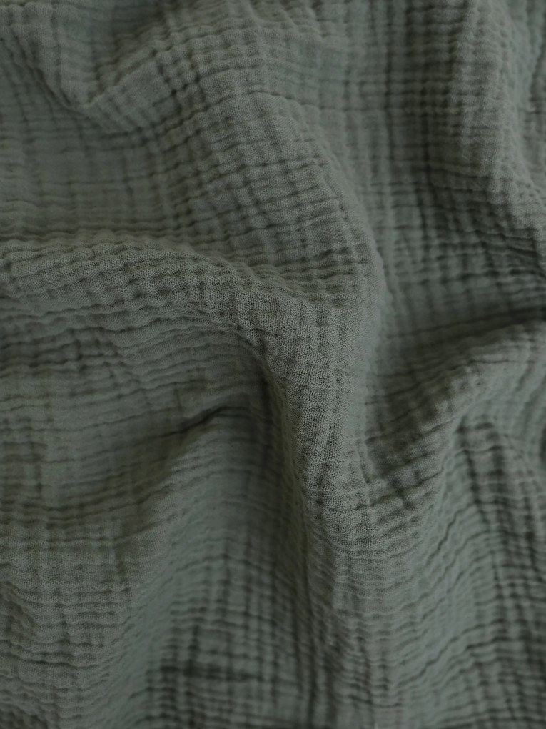 MK Lůžkoviny Mušelínový povlak na polštář 40 x 60 cm - Alexia olivová