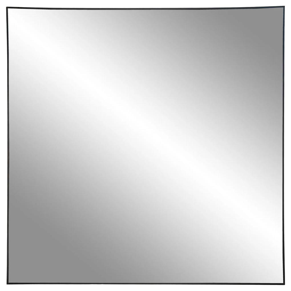 House Nordic Zrcadlo, ocelové, černé, 60x60 cm