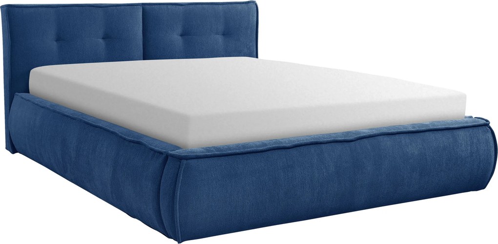 XXXLutz ČALOUNĚNÁ POSTEL, 180/200 cm, modrá Livetastic - Manželské postele - 000084001614