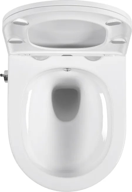 Erga Lily, závěsná WC mísa s funkcí bidetu + toaletní sedátko, bílá lesklá, ERG-V03-LILY-TO2-BID-WH