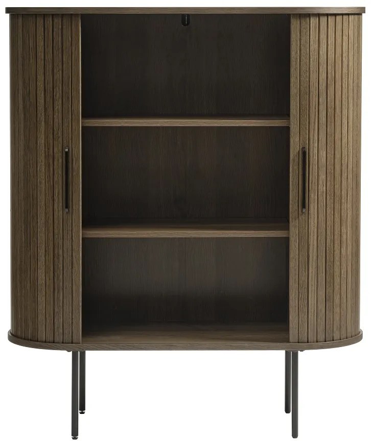 Designová skříňka Vasiliy 118 cm kouřový dub