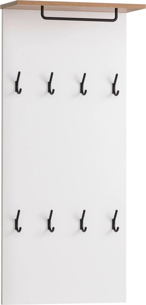 XXXLutz ŠATNÍ PANEL, bílá, barvy dubu, 50/110,6/19,9 cm MID.YOU - Šatní panely - 000895008401