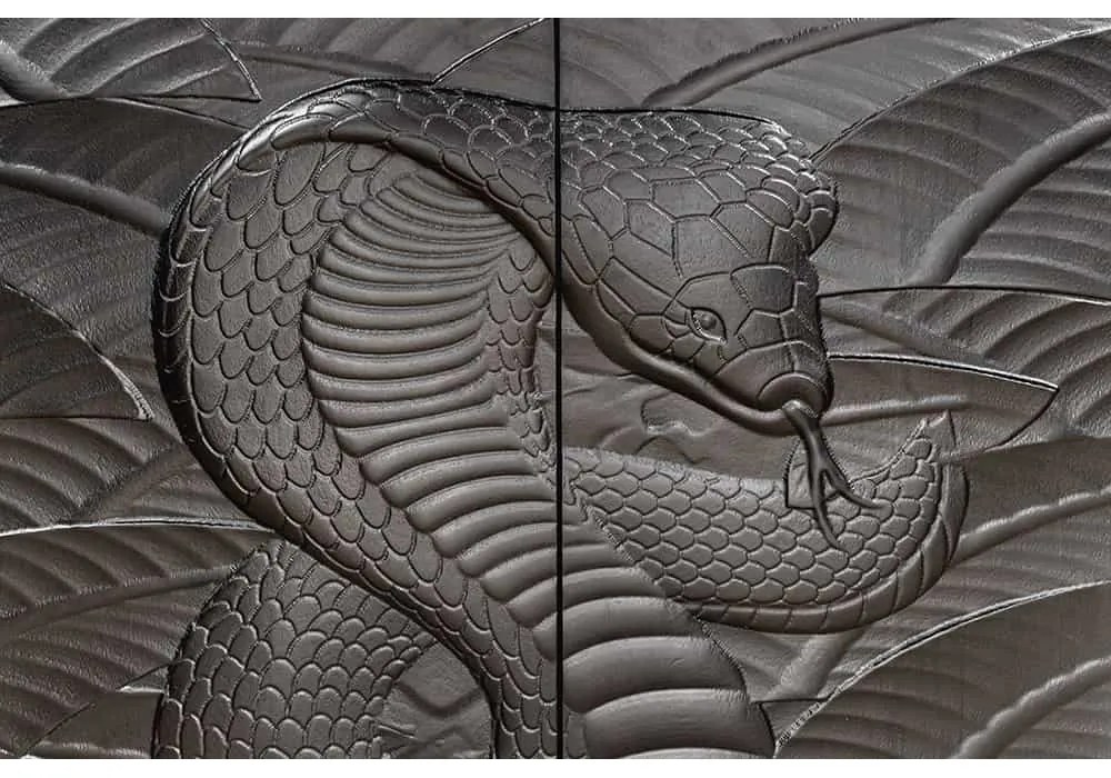 Massive home | Vysoká komoda Snake 120cm mangové dřevo