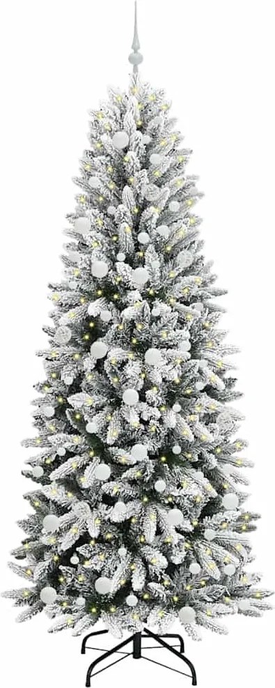 Umělý vánoční stromeček Bílá 210 cm PVC, plast, ocel a PE 3396060
