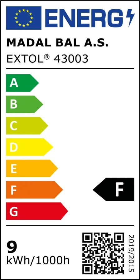 žárovka LED klasická, 9W, 800lm, E27, teplá bílá