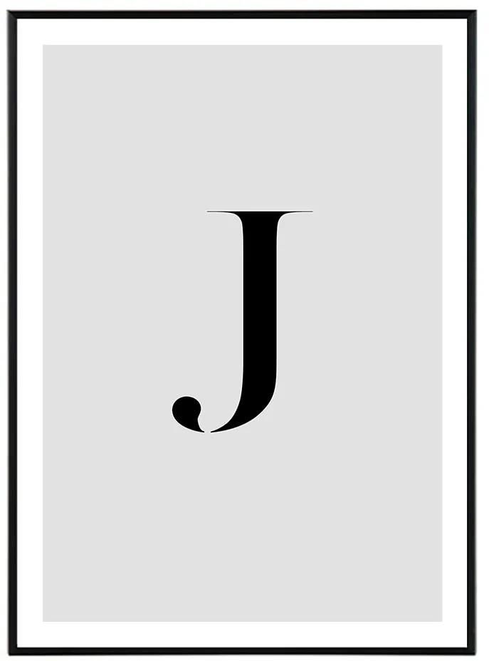 Letter J - 50x70 cm Obraz