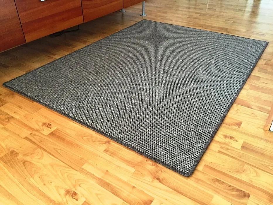 Vopi | Kusový koberec Nature tmavě béžová 80x150 cm, obdélník