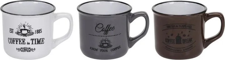 Sada hrnků Coffee Time Mini 3 × 100 ml