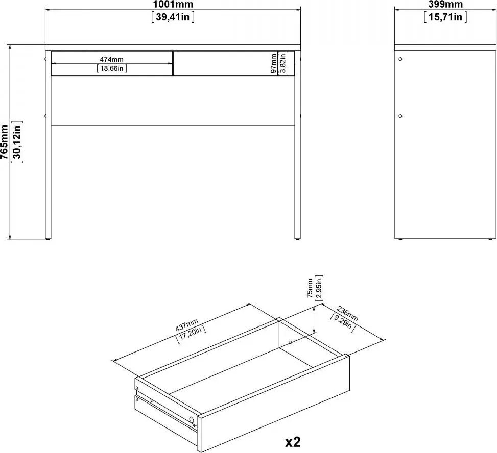 FALCO Stůl Felix 359 jackson hickory