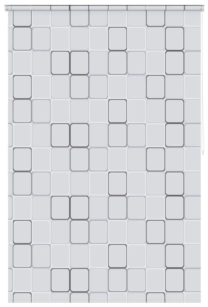 Sprchová roleta 140 x 240 cm čtvercový vzor 142850