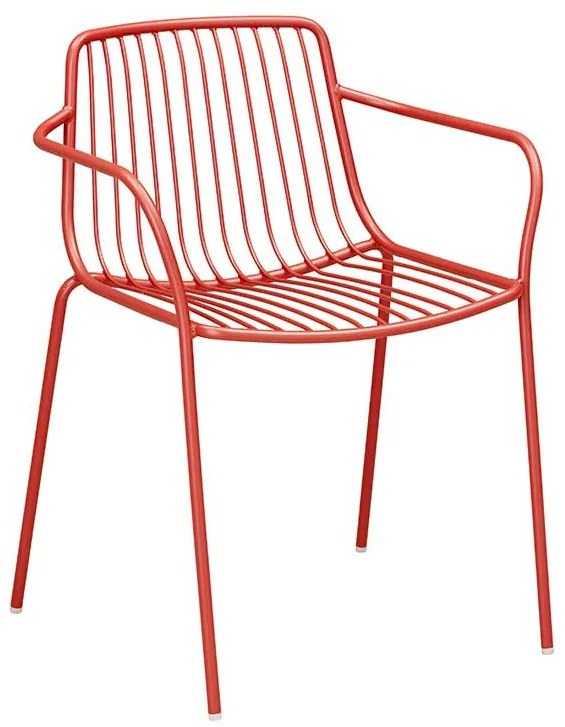 Sada 4 židlí Nolita 3655 červená, Pedrali - Nolita 3655 - sada