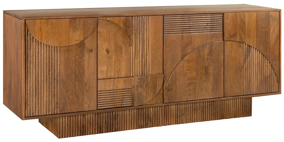 Designová komoda Movement 170 cm hnědé mango