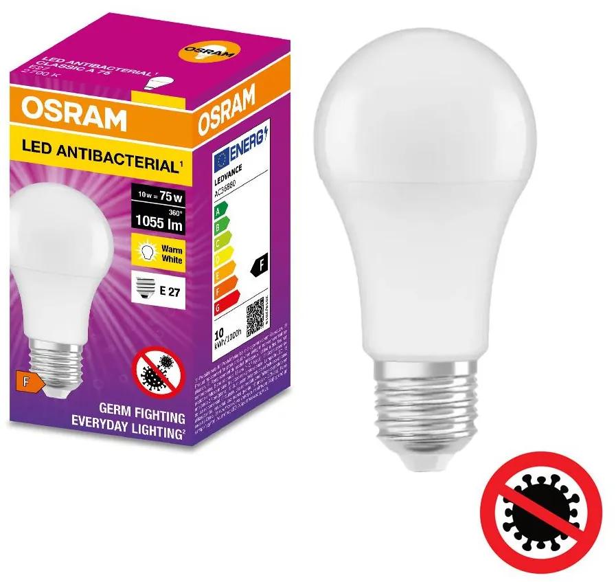 Osram | LED Antibakteriální žárovka A75 E27/10W/230V 2700K - Osram | P22699