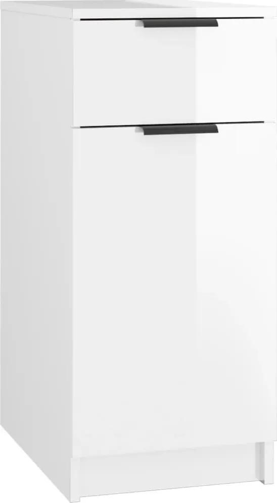 vidaXL Skříňka k psacímu stolu 33,5 x 50 x 75 cm kompozitní dřevo [811508] Barva: Betonová šedá