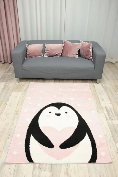 Dětský koberec Kiddy D070A-SFS44 růžový / 1060