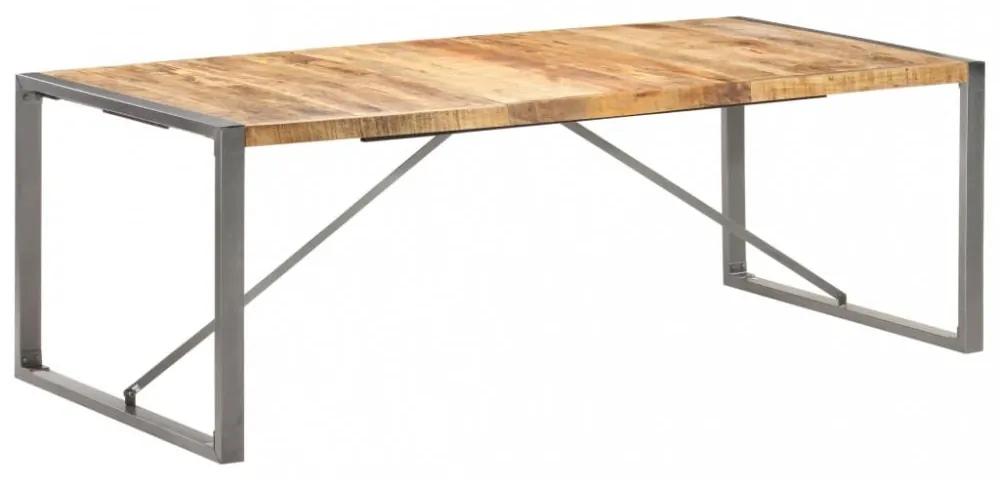 Jídelní stůl hnědá / šedá Dekorhome 160x80x75 cm