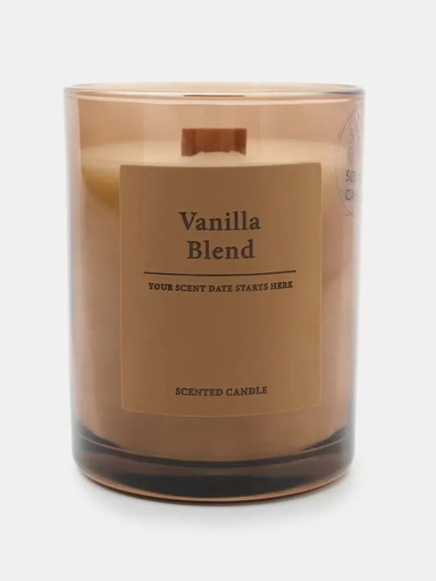 Sinsay - Vonná svíčka s přídavkem sójového vosku Vanilla Blend - béžová