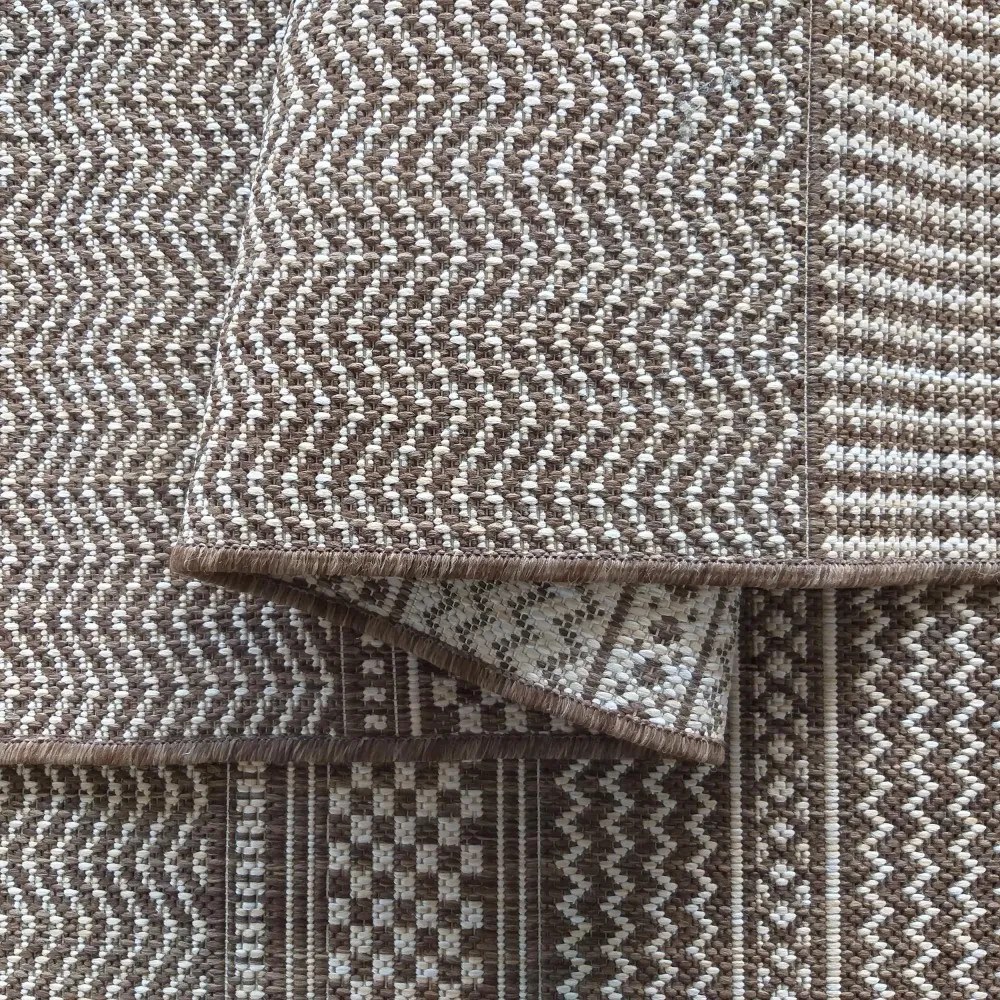 Skandinávský světle hnědý koberec s jemným vzorováním Šířka: 200 cm | Délka: 290 cm
