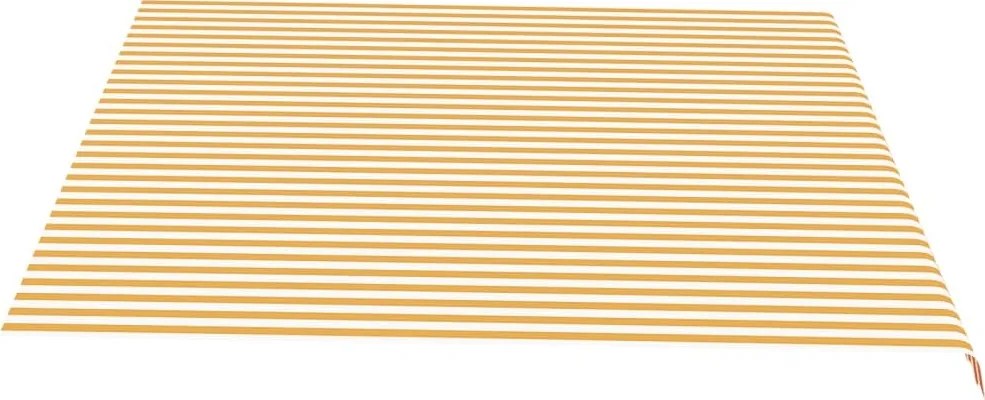 vidaXL Náhradní plachta na markýzu 4,5 x 3,5 m [311950] Barva: Modrá a oranžová