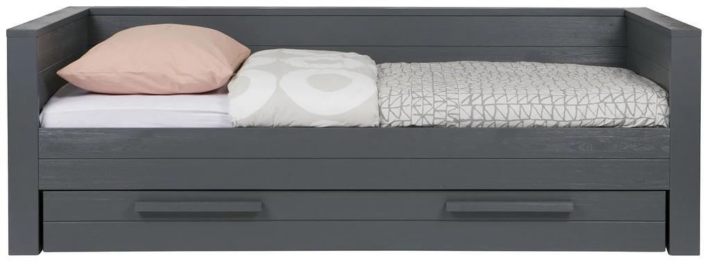 Dřevěná postel/pohovka Dennis 90 × 200 cm