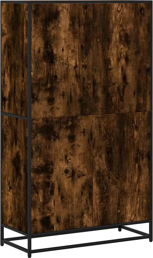 Knihovna kouřový dub 80,5 x 35 x 139 cm kompozitní dřevo 3300847