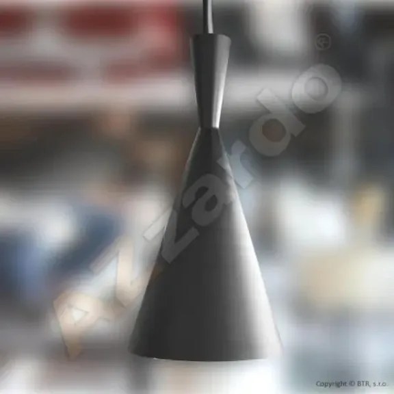 Designový lustr Vita černé/zlaté
