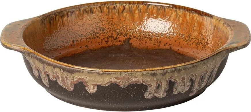 Hnědý hluboký talíř z kameniny Poterie – Casafina