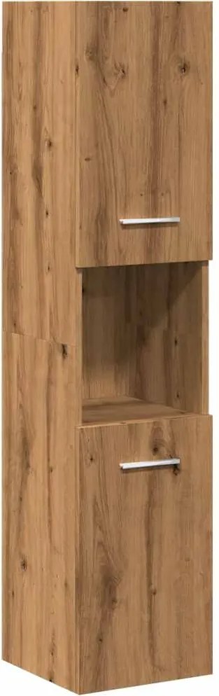 4dílná koupelnová sestava dub artisan kompozitní dřevo 3328600