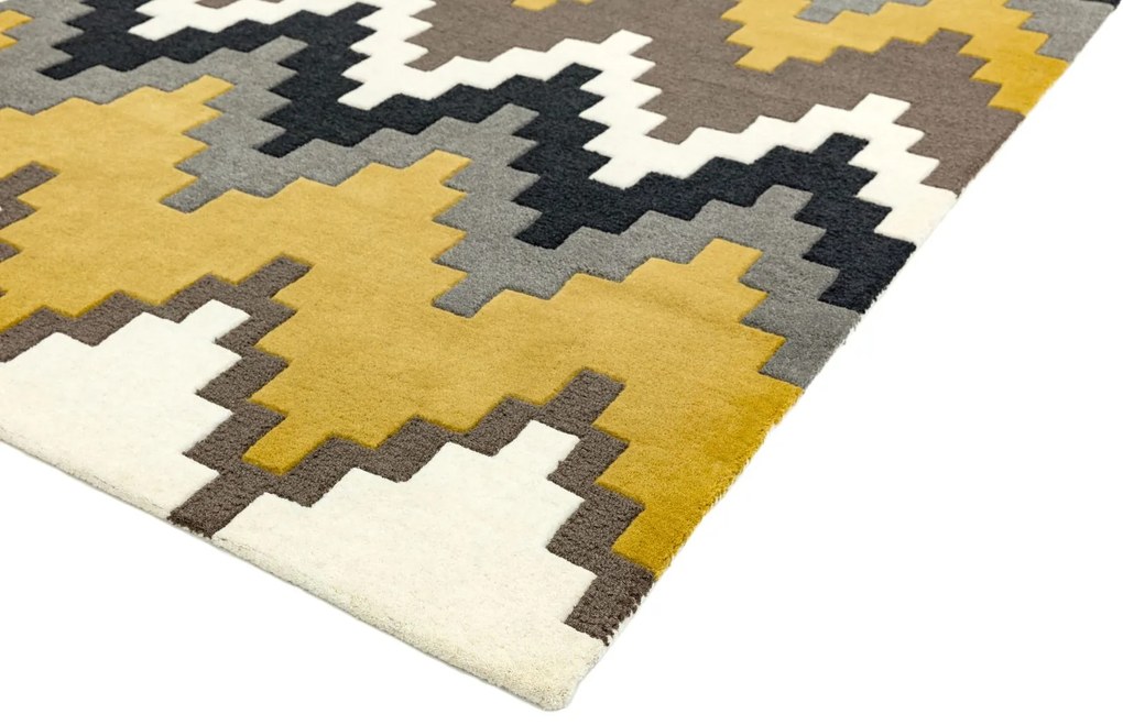 Žlutý  koberec Blondie Cuzzo Mustard Rozměry: 200x300 cm