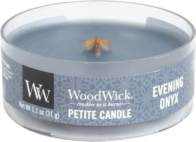 WoodWick - vonná svíčka Petite, Evening Onyx (Večerní onyx) 31g