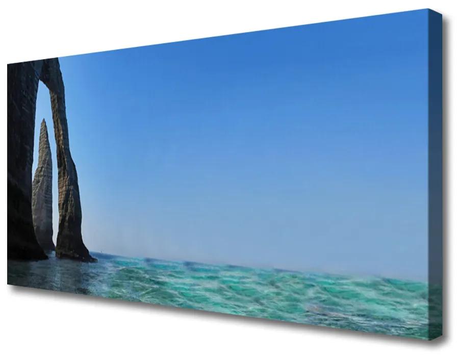 Obraz na plátně Skála Moře Krajina 140x70 cm