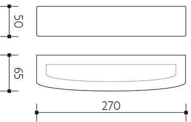 Panlux PN42100016 Zahradní LED nástěnné svítidlo Bloco hnědá, 10 W