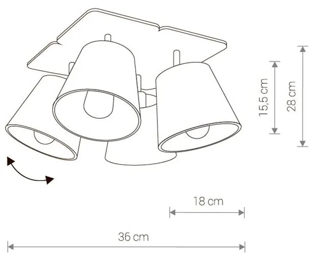 Svítidlo Nowodvorski AWINION IV 9716