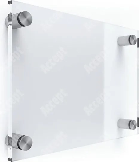 ACCEPT Dveřní tabulka Clear CL4 - rozměr 210 x 148 mm