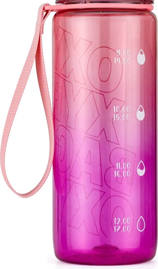 Oxybag OXY LiFE - láhev na pití Ombre Rose, 800 ml