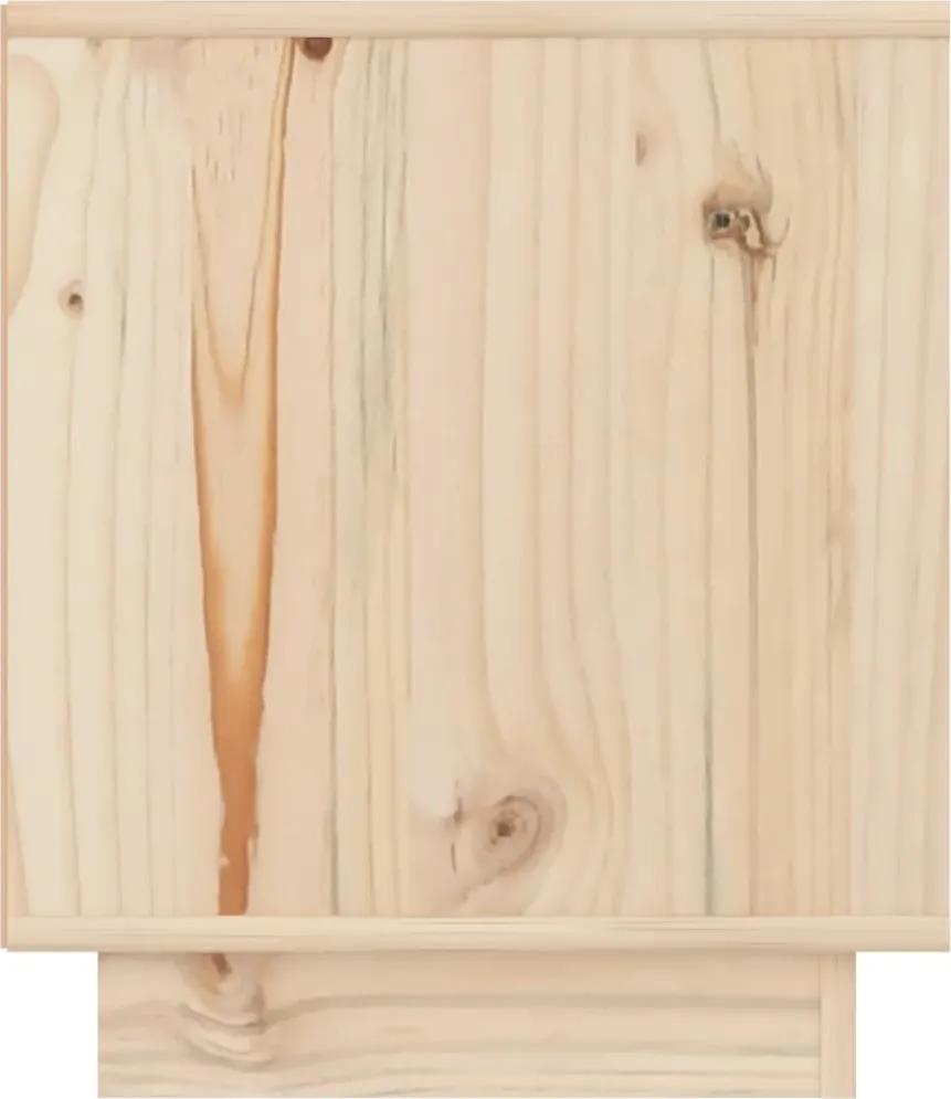 vidaXL Noční stolky 2 ks 40 x 34 x 40 cm masivní borové dřevo [813326] Barva: medová hnědá