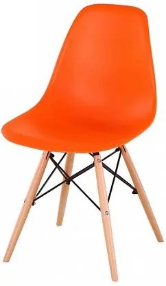 Plastová židle CINKLA 2 NEW, oranžová