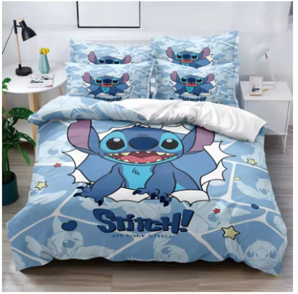 Povlak na přikrývku s motivem Lilo & Stitch (5 velikostí) Rozměr: 135x200 cm