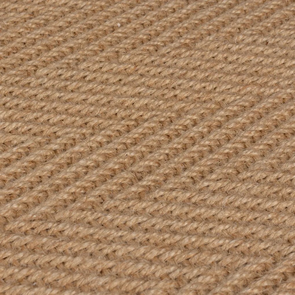 Flair Rugs, Kusový koberec Herringbone Border Kira Red, 120x170, béžová, chodba / předsíň