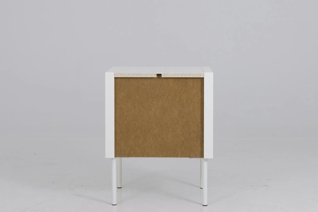 Noční stolek witis 45 x 57 cm bílý MUZZA