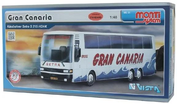 SEVA Stavebnice Monti System MS 31 Gran Canaria Bus Setra 1:48 v krabici 31x16x7cm