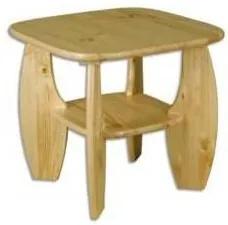 Drewmax ST115 - Konferenční stolek z masivní borovice 65x65x60cm - Borovice