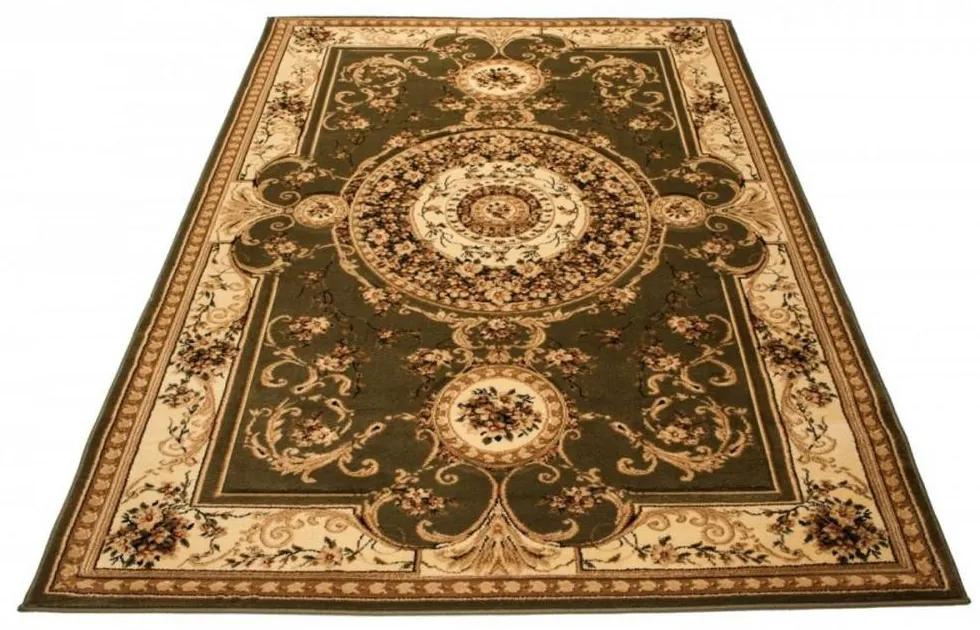Kusový koberec klasický vzor 3 zelený 180x260cm