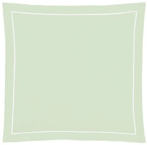 Christian Fischbacher Povlečení na polštář Satin Balance Mint Green 40 x 60 cm hotelový uzávěr / kapsa